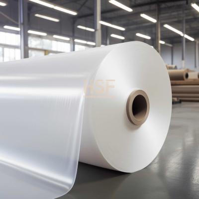 China 80μm Opaque White MOPP Silicone Release Film for Food Packaging and Industrial Applications for sale