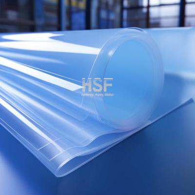 China 50μm Translucent Blue PET Release Film with High Tensile Strength for Industrial Tapes and Labels for sale