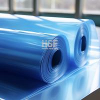 China 20μm Blue Translucent PET Silicone Coated Release Film for Labels and Medical Applications for sale