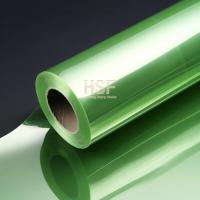 China 36μm Light Green PET Single Side Silicone Coated Release Film for Labels and Packaging for sale