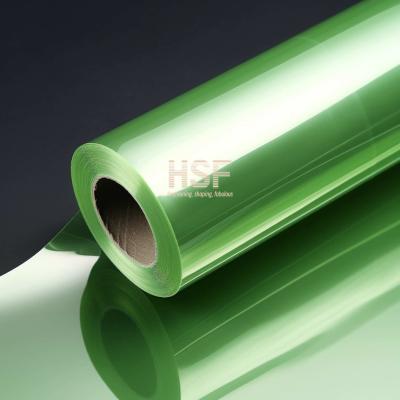 China 36μm Light Green PET Single Side Silicone Coated Release Film for Labels and Packaging for sale