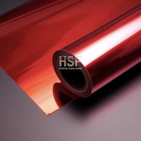 China Translucent Red 20μm PET Release Film with 12000 Meters Winding Length for Industrial Applications for sale