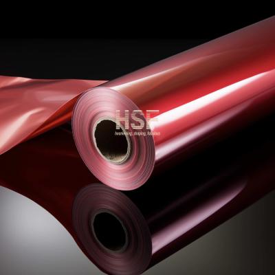 China 50μm Opaque Red PET Fluorosilicone Release Film with Chemical Resistance for Industrial Applications for sale