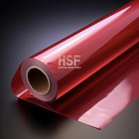 China 12μm Red PET Fluorosilicone Coated Release Film with Chemical Resistance for High-Temperature Applications for sale
