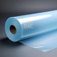 China 20μm Blue PET Release Film Oil Resistant Fluorosilicone Release Liner for Labeling and Stickers for sale