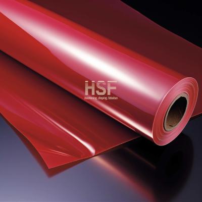 China 23μm Translucent Red Polyethylene Terephthalate Anti Static Film for Electronics and Automotive for sale