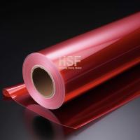 China 20μm Thickness Red Translucent PET Anti Static Film for Medical Packaging for sale