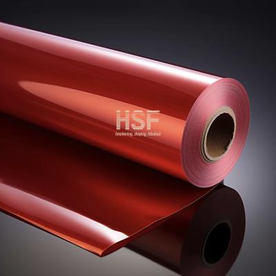 China 36μm Red Translucent PET Anti Static Film for ESD Sensitive Product Packaging for sale