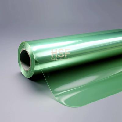 China 36μm Green Translucent PET Non Silicone Release Film for Electronics and Automotive Applications for sale