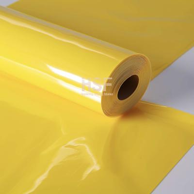 China 100μm Yellow Polyethylene Volatile Corrosion Inhibitor Film for Metal Packaging and Export Protection for sale