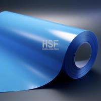 China 50μm Blue Monoaxially Oriented Polyethylene Film for Packaging, Agriculture, and Medical Applications for sale