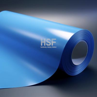 China 50μm Blue Monoaxially Oriented Polyethylene Film for Packaging, Agriculture, and Medical Applications for sale