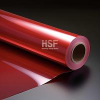China 36μm Translucent Red PET Silicone Coated Release Film with Thermal or UV Cure for Tapes and Labels for sale
