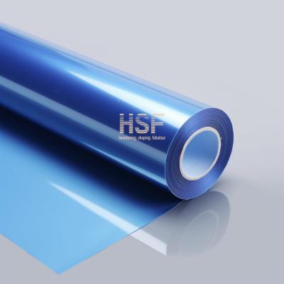 China 36μm Blue Translucent PET Non Silicone Release Film for Automotive Industry and Electronics for sale