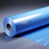China 20μm Translucent Blue PET Non Silicone Coated Release Film for Electronics and Packaging for sale
