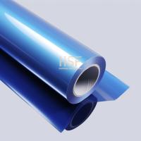 China 50μm Blue Translucent PET Non Silicone Release Film for Electronics and Automotive Applications for sale