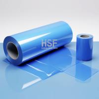 China 50μm Translucent Light Blue PET Non Silicone Coated Polyethylene Release Film for Electronics and Medical Applications for sale
