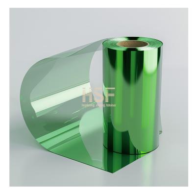 China 75μm Green Translucent PET Release Film with Single Side Silicone Coating for Packaging and Labeling for sale
