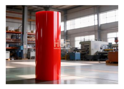 China 80μm Thickness Fade-Resistant Red CPE Base Film with High Tear Resistance for Industrial Applications for sale