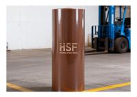 China 80μm Brown CPE Base Film with High Tensile Strength and Tear-resistant Properties for Industrial Packaging for sale
