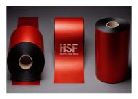China 100μm Base Film 25μm Emboss Depth Red-Black Dual-Color CPP Film for Premium Stationery & Industrial Packaging for sale