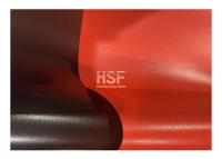 China 100μm Base Film 25μm Emboss Depth Red-Black Dual-Color CPP Film for Premium Stationery & Industrial Packaging for sale