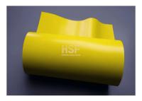 China 90μm Base Film 25μm Emboss Depth Yellow-Black Dual-Color CPP Film for High-End Stationery and Packaging for sale
