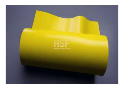 China 90μm Base Film 25μm Emboss Depth Yellow-Black Dual-Color CPP Film for High-End Stationery and Packaging for sale