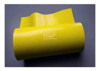 China 100μm Base Film 25μm Emboss Depth Yellow-Black Dual-Color CPP Film for Premium Stationery & Industrial Packaging for sale