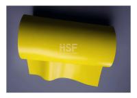 China 100μm Base Film 25μm Emboss Depth Yellow-Black Dual-Color CPP Film for Premium Stationery & Industrial Packaging for sale