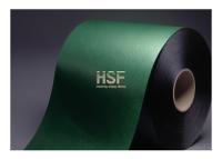 China 80μm Base Film 25μm Emboss Depth Green-Black Dual-Color Cast Polypropylene Film for Industrial Marking for sale