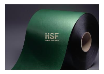 China 80μm Base Film 25μm Emboss Depth Green-Black Dual-Color Cast Polypropylene Film for Industrial Marking for sale