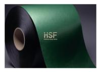 China 90μm Base Film 25μm Emboss Depth Green-Black Dual-Color CPP Film for High-End Stationery and Packaging for sale