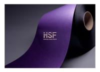 China 70μm Base Film 25μm Emboss Depth Purple-Black Dual-Color CPP Film for High Tensile Strength and Tear-Resistant Packaging for sale