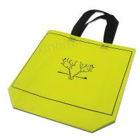 China Large Reusable Handle Grocery Tote Custom Non Woven Shopping Bag for Household Products for sale