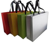 China Die cut style Reusable Waterproof PP Woven Laminated Shopping Tote Bags with Custom Logos for sale