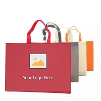 China Eco-Friendly Printed PP Non Woven Supermarket Bags for Exhibitions for sale