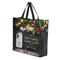 China Customized Non Woven Reusable Tote Shopping Bag with Logo Portable Carrier for sale