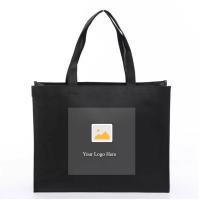 China Customized Non Woven Reusable Tote Shopping Bag with Logo Portable Carrier for sale