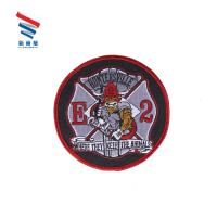 China Custom iron on twill heat cut eye embroidery patch for garment accessory for sale