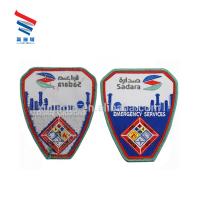 China Custom Logo Woven Cotton/Twill Yarns Patches for School Club Promotion for sale