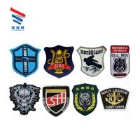 China Custom Logo Woven Cotton/Twill Yarns Patches for School Club Promotion for sale