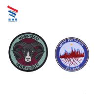 China Customized Logo Golf Embroidered Woven Patches at Direct with Canvas Fabric for sale