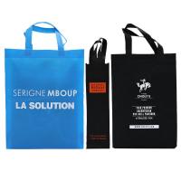 China Foldable Custom Logo Stock Reusable Grocery Packaging Tote Bag for sale