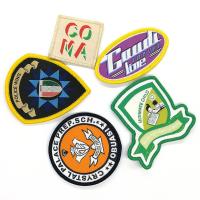 China 3D Custom Embroidery Patch Iron On Patches For Clothing in Fabric for sale