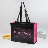 China Custom Order Eco-Friendly Fabric Non Woven Logo Shopping Bag for Exhibition Promotion for sale