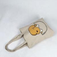 China Custom Printed Cotton Canvas Shopping Bags with Eco-friendly Material for sale