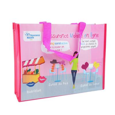 China OEM/ODM Acceptable Multi-Color Pp Non-Woven Tote Bags for Shopping Customized Logo for sale