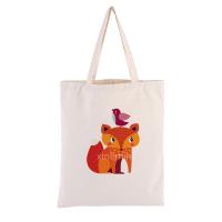China Logo Customized Logo Reusable Cotton Canvas Drawstring Shopping Bag for Eco-Friendly for sale