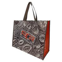 China 30*10*40 black Die cut non-woven grocery shopping tote bag for sale